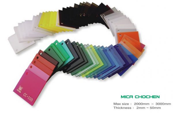Bảng giá bảng màu mica chochen Đài Loan Mica CC tại TPHCM